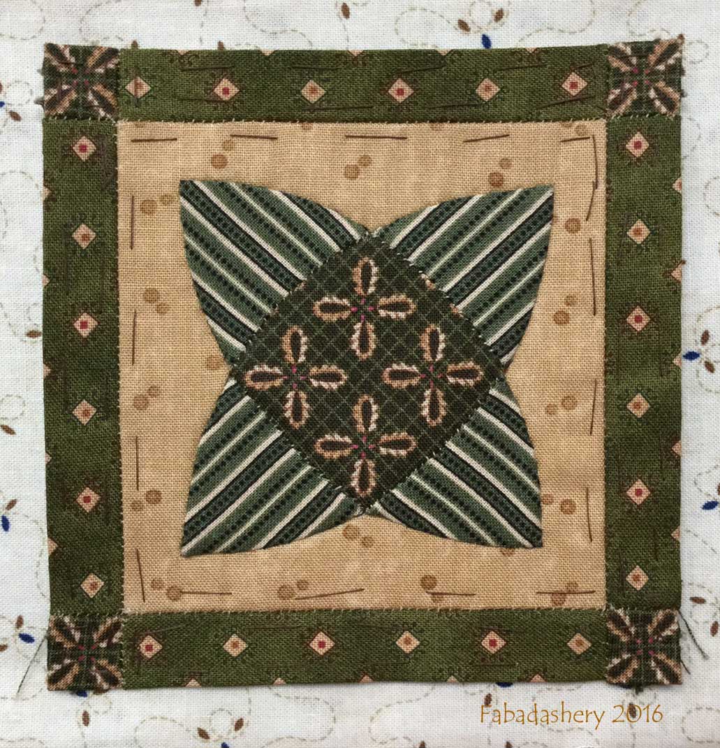 Fabadashery: Dear Jane Quilt - Block E2 Merry May