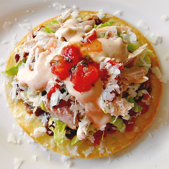 Wish Upon A Dish: Chicken Tostadas ♥ It's good to know we are doing it ...