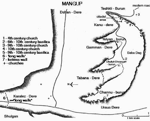 Byzantine Military: The Byzantine Crimean Fortress of Mangup