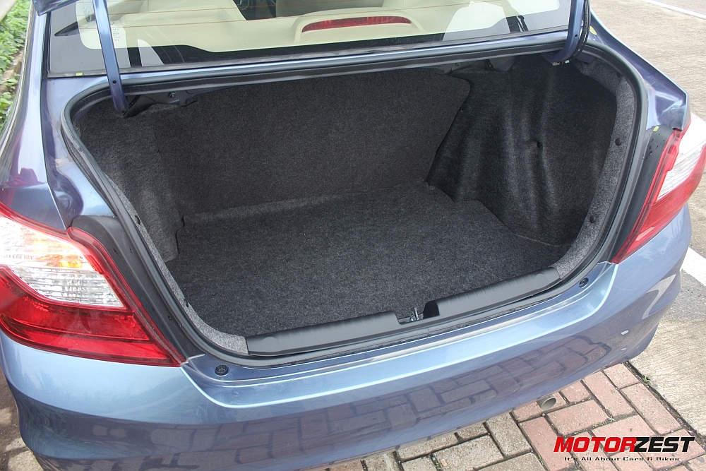 Honda Amaze Boot Space