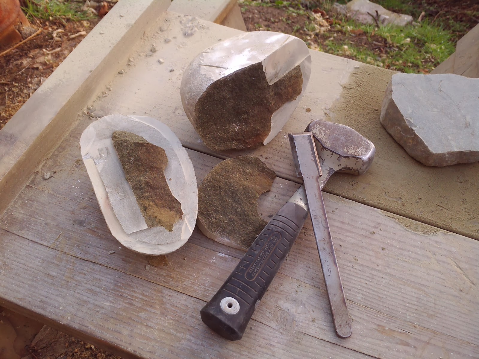 My peculiar nature: The search continues.... native natural sharpening ...