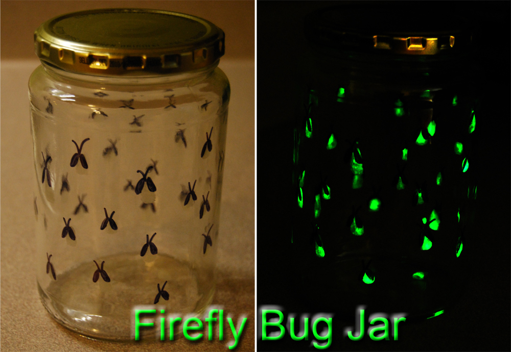JC Fotography: Glow in the dark FIREFLY Jar