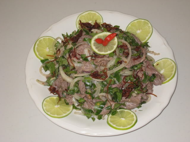 Gỏi Bò Tái Chanh | KÊNH NẤU ĂN - DẠY NẤU ĂN - MÓN NGON MỖI NGÀY