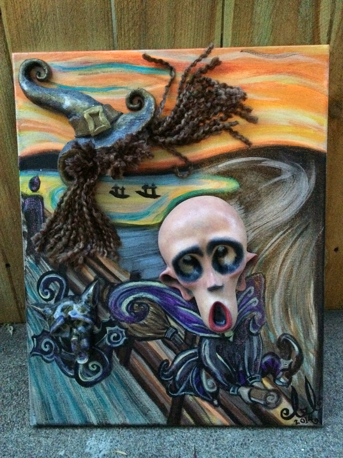 Creative Paperclay® air dry modeling material: New twist to The Scream ...