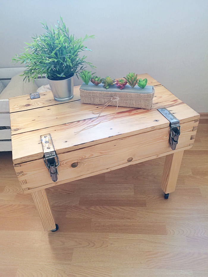 DIY - Stolik kawowy czyli 5 pomysłów co zrobić ze skrzyni wojskowej?