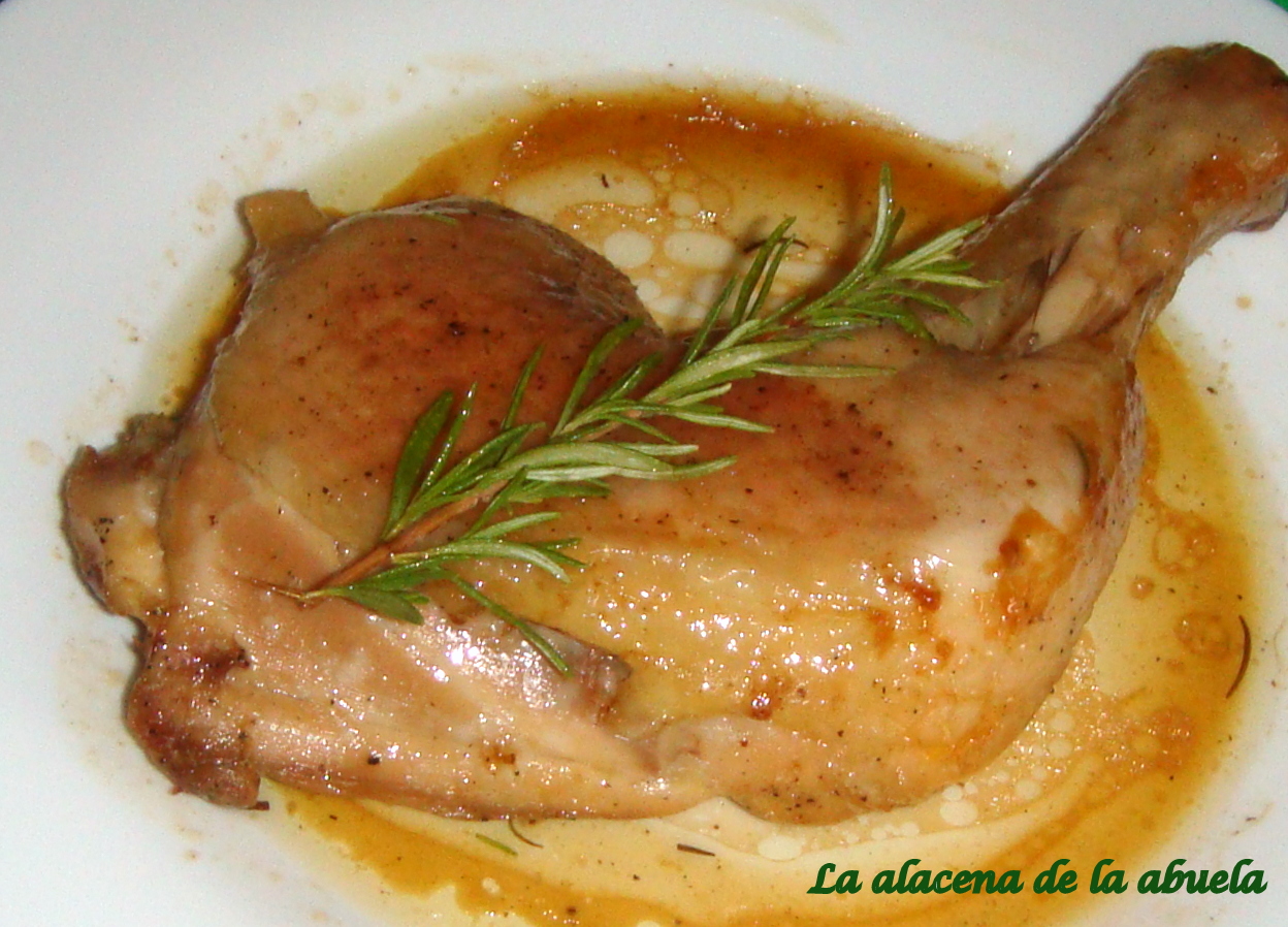 La alacena de la abuela Carmen: POLLO AL ROMERO