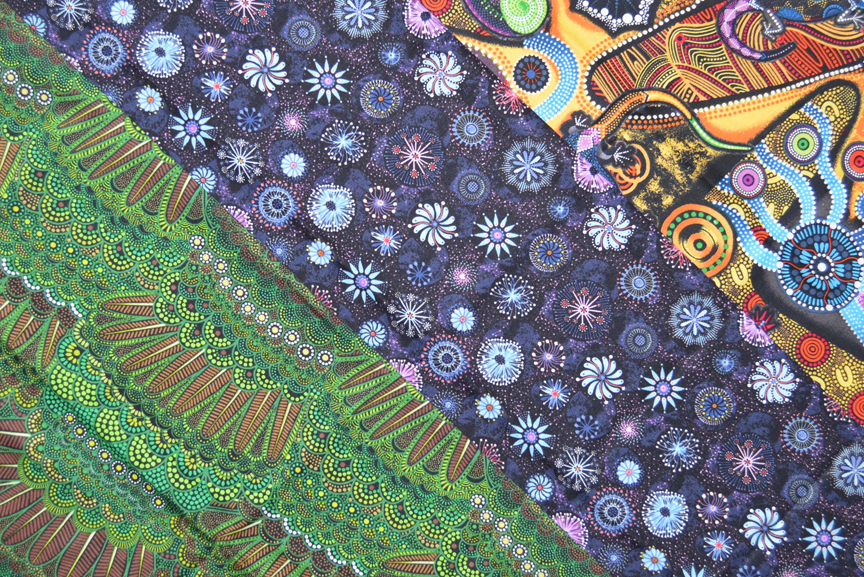 Inspired by Fabric: Goanna Walkabout!