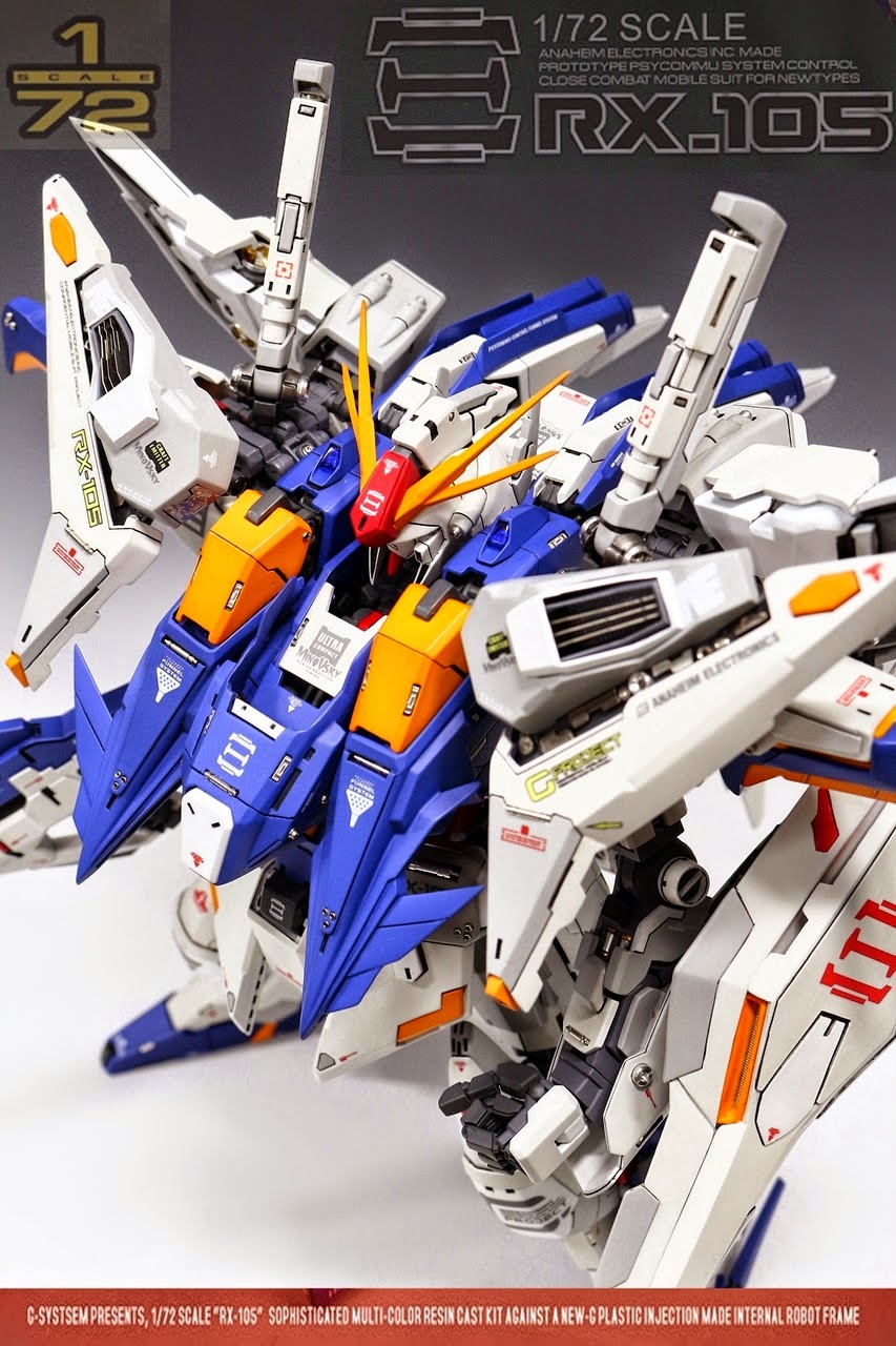 Gundam Family: 1/72 Scale RX-105 Xi-Gundam (G-System)