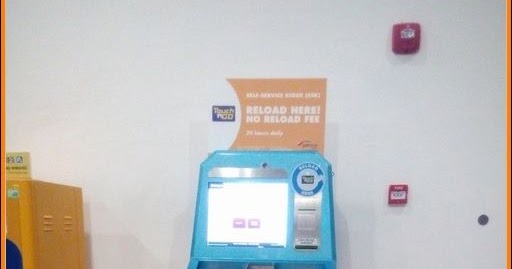 Kiosk reload dan jual kad Touch 'n Go di KLIA2