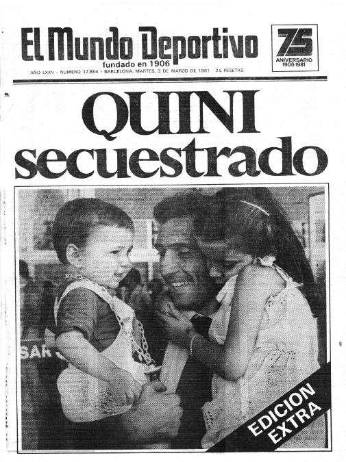 Tirando de hemeroteca: El secuestro de Quini