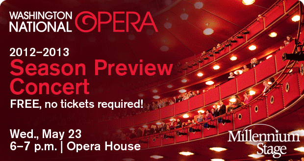 DC This Week ™: Join Washington National Opera for a FREE Millennium ...