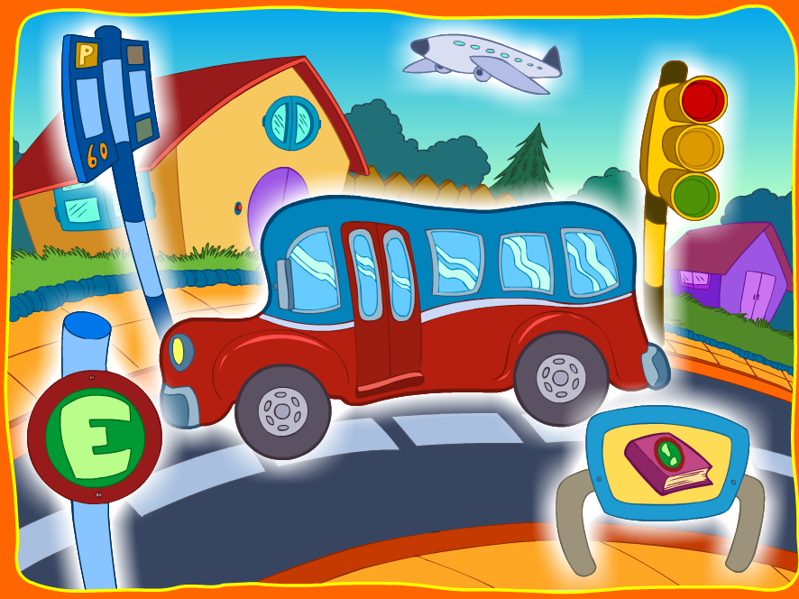 Aprender es fácil : Juego interactivo de los medios de transporte