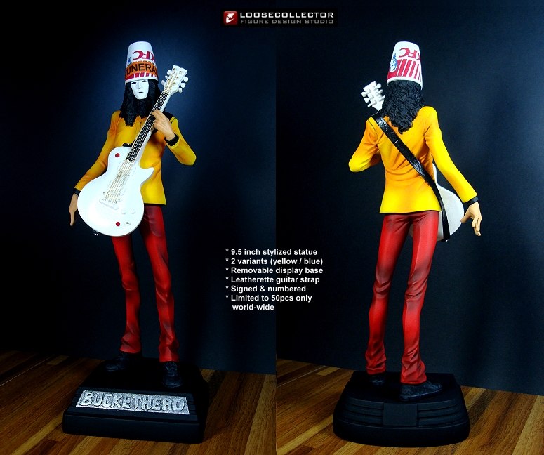 Loosecollector Custom Figures Archive: Buckethead 9.5 inch Stylized ...