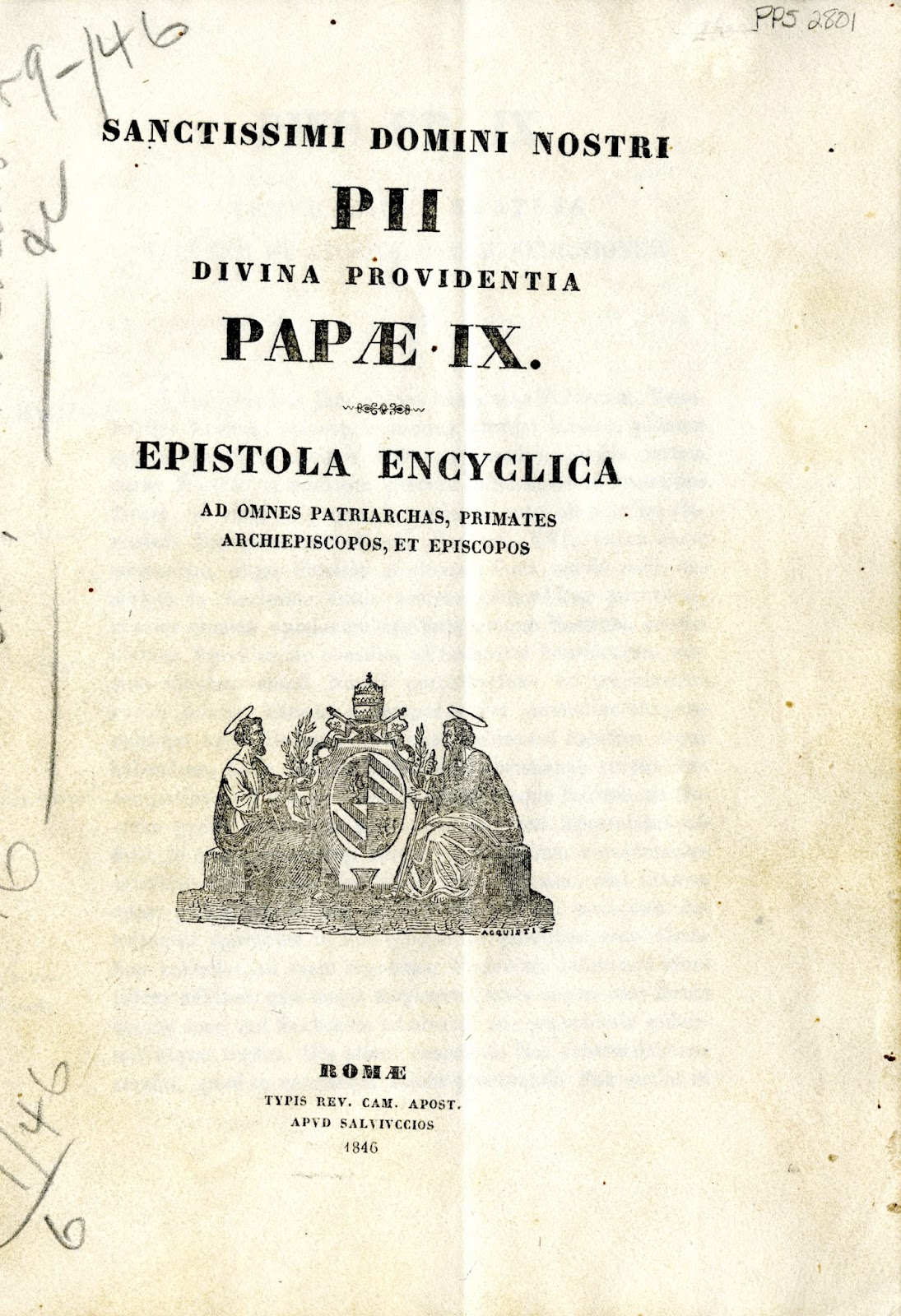 The Archivist's Pencil: Papal Encyclicals of the Past