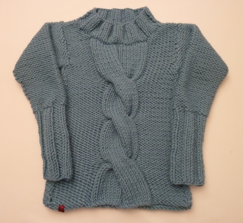 Te lo hago y punto.: JERSEY AZUL TURQUESA