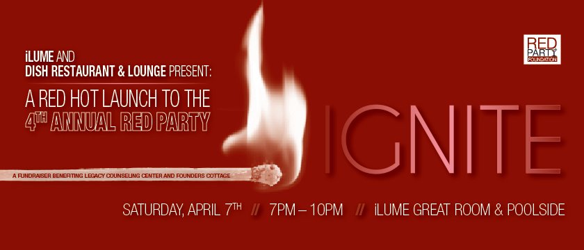 DALLAS LIGHT AND SOUND: 'Ignite" Kicks of Red Party 2012