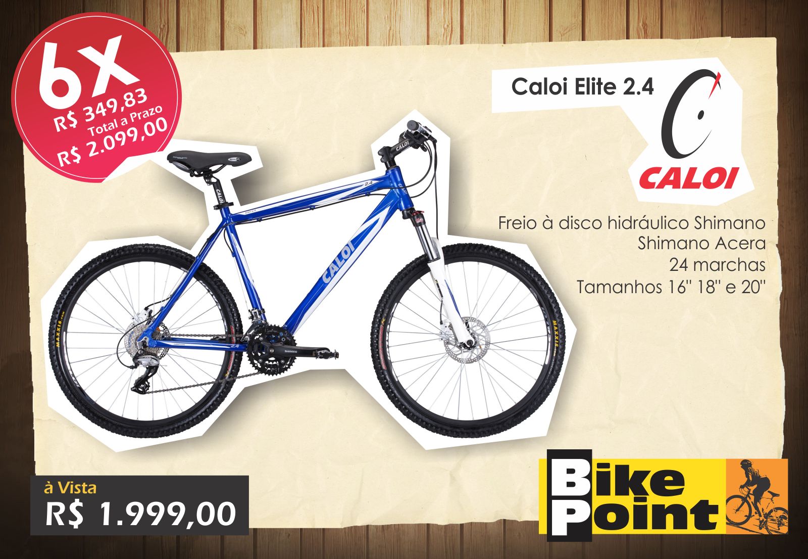 Bike Point SC: Bike e Promoções da Bike Point