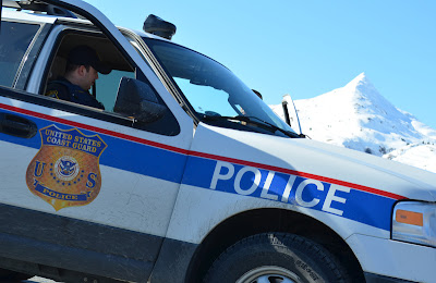 Four Bees: United States Coast Guard Police Patch, USCG Police