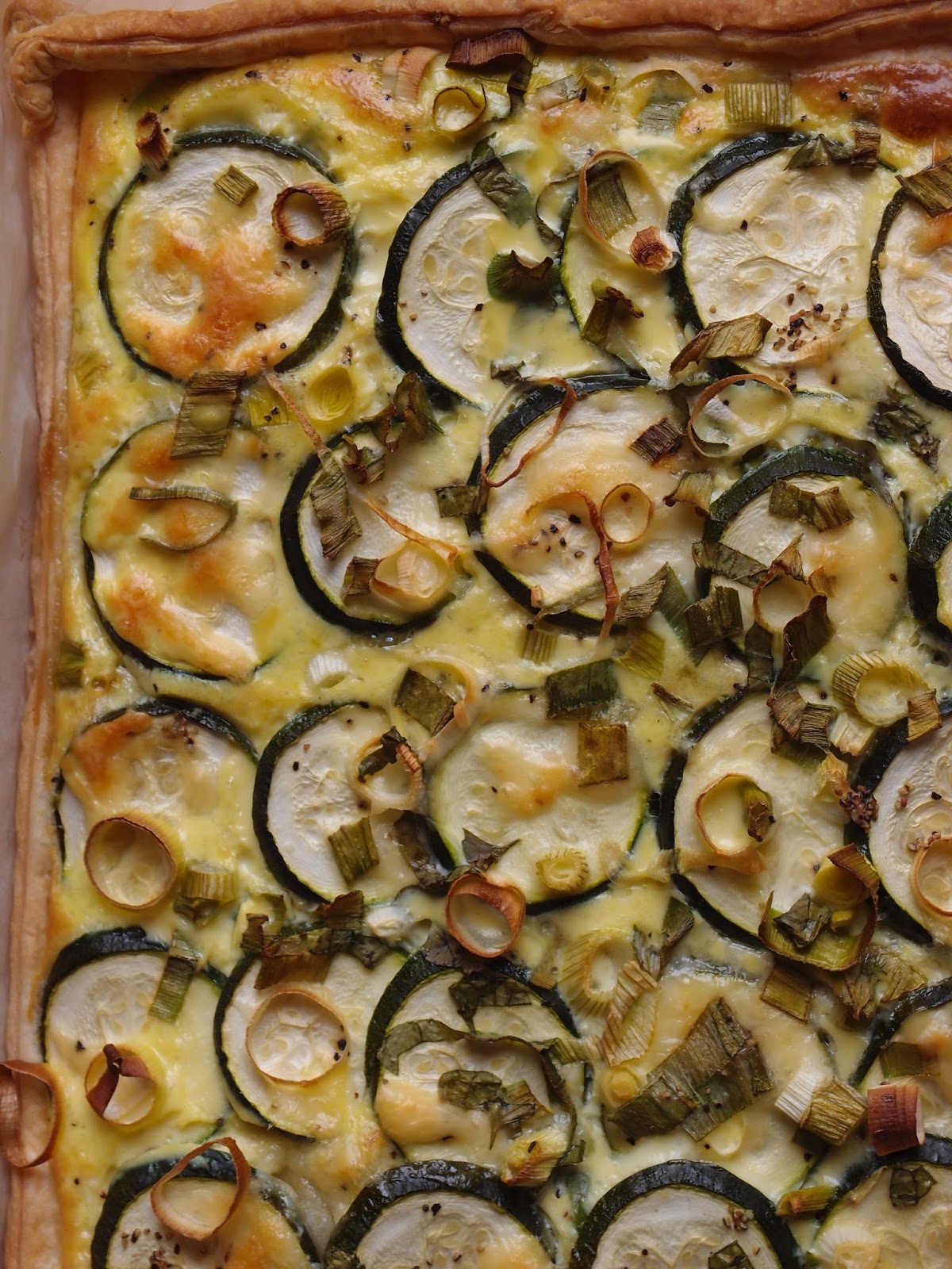 The VegHog: Green courgette quiche