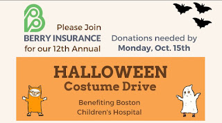 Franklin Matters: 12th Annual Halloween Costume Drive at Berry Insurance