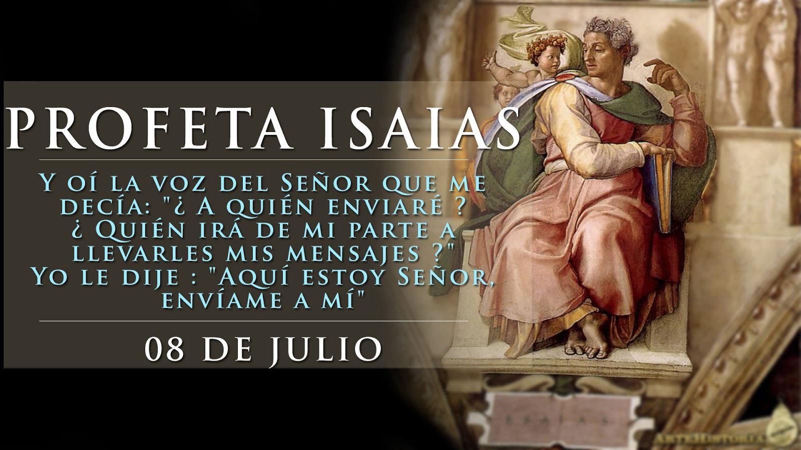 DELEGACIÓN APOSTOLADO SEGLAR SEGOVIA: SANTO DEL DÍA: SAN ISAÍAS