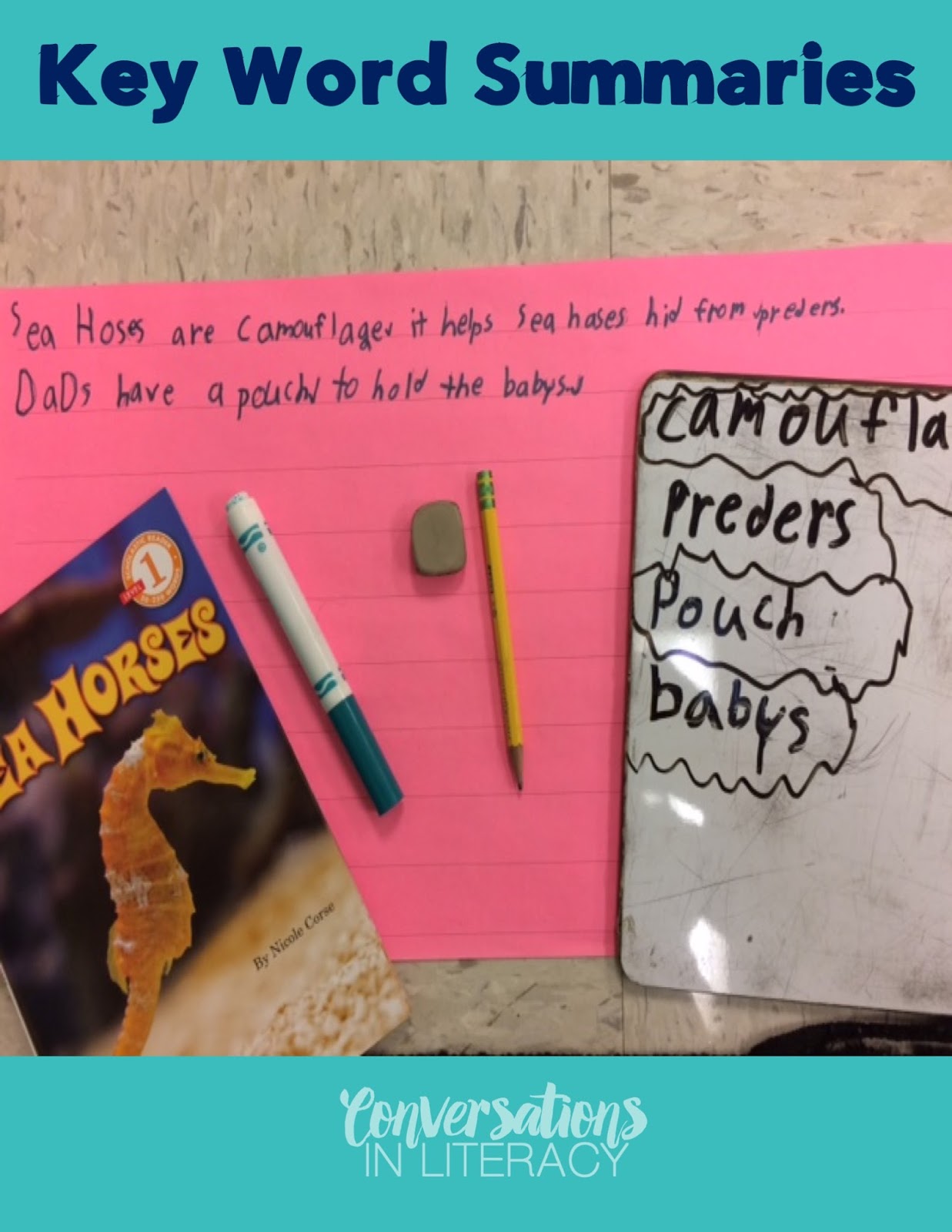 Brain Warm Ups and Key Word Summaries - Conversations in Literacy