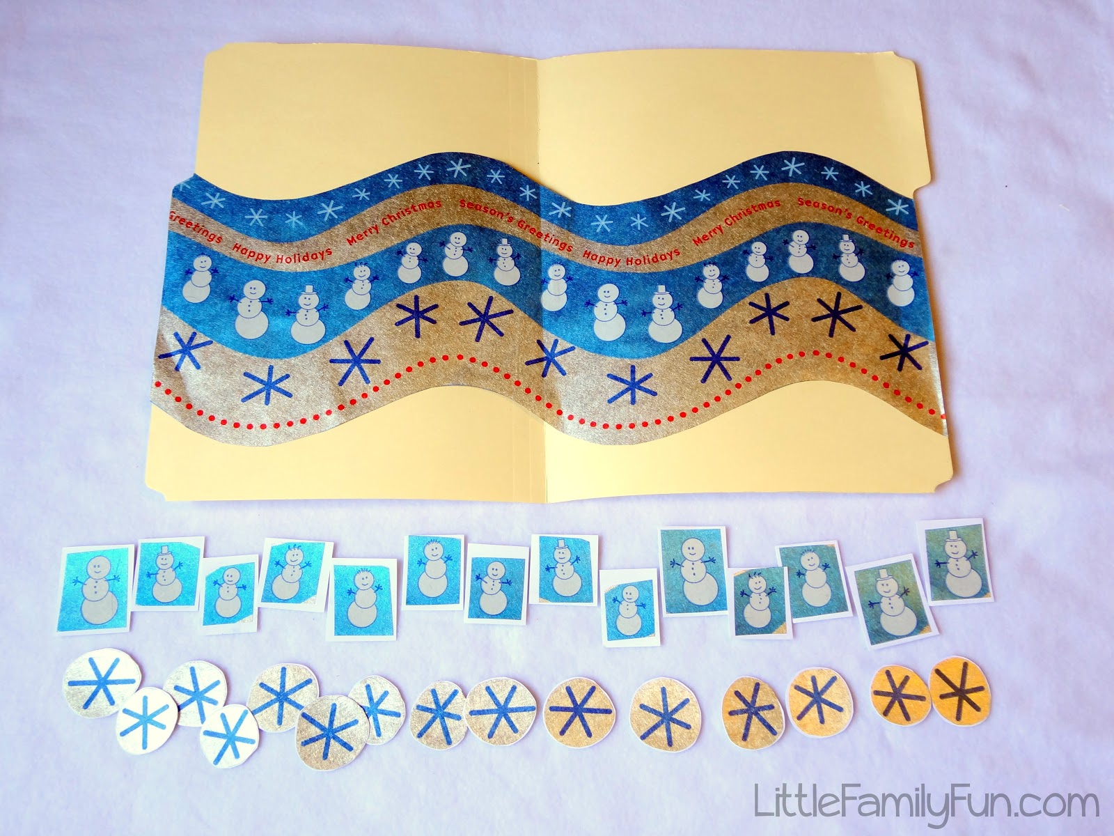 Little Family Fun: File-Folder Games: Wrapping Paper