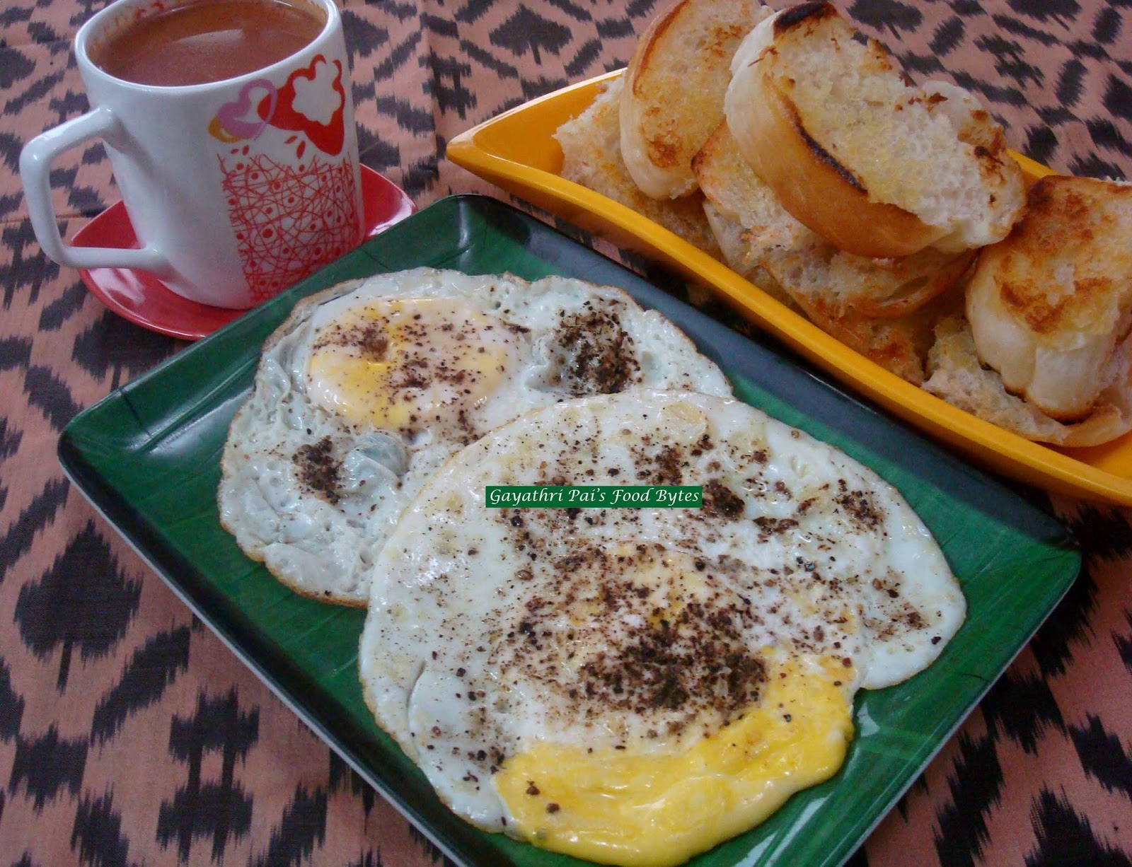 Gayathri Pai's Food Bytes: Egg Bullseye.