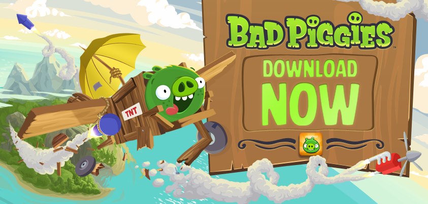 تحميل لعبة Bad Piggies باتش كراك سيريال كاملة للكمبيوتر PC Version