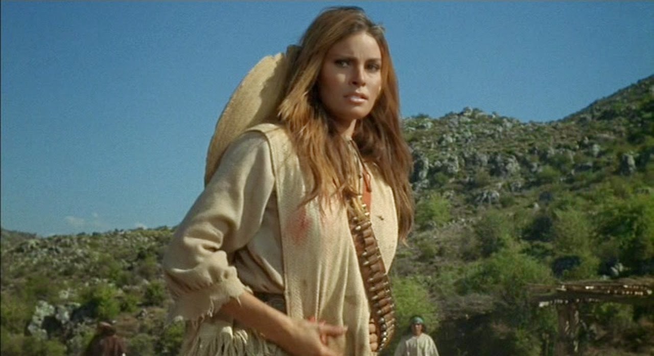 Movie and TV Screencaps: Raquel Welch as Sarita in 100 Rifles (1969)