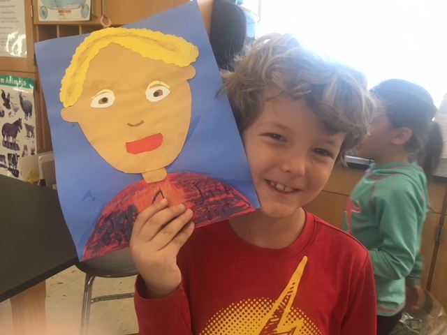 Center School Art: Collage Self-Portraits