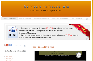 Inspirativ...: Atestate Informatica HTML - Gratis