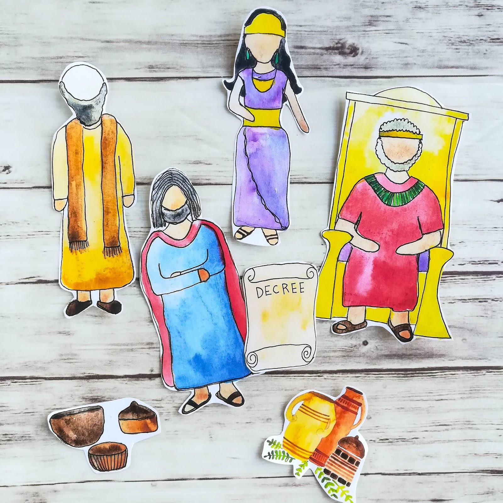 A Lively Hope: Queen Esther Paper Play Set