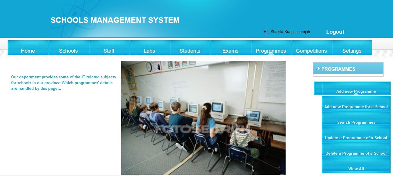 School Management System (SMS)