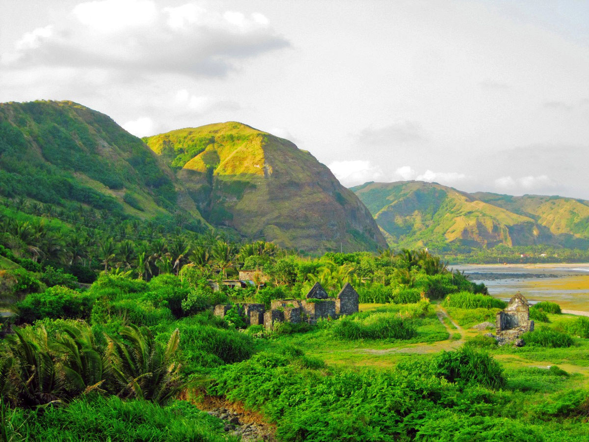 the viewing deck: Batanes 1st Day; Batan Island Group Tour