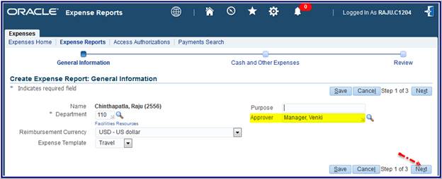 Oracle Applications: Creating a Supplier with Employee through Expense ...