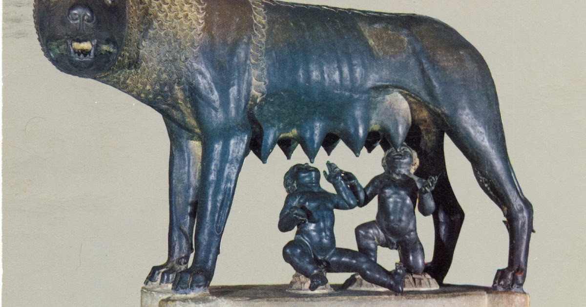 KUALA SKYLAB: ITALY POSTCARD. CAPITOLINE SHE-WOLF . ETRUSCAN WORK , 4th ...