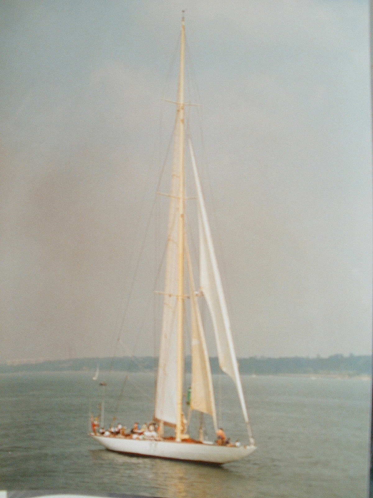 Shockwave40 Velsheda J Class Yacht Pictured 1980s Southampton Ocean Village