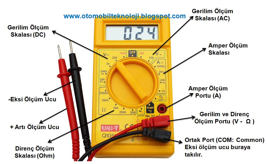 Multimetre Nedir? Multimetre Kullanımı (Avometre Nedir Nasıl Kullanılır?)