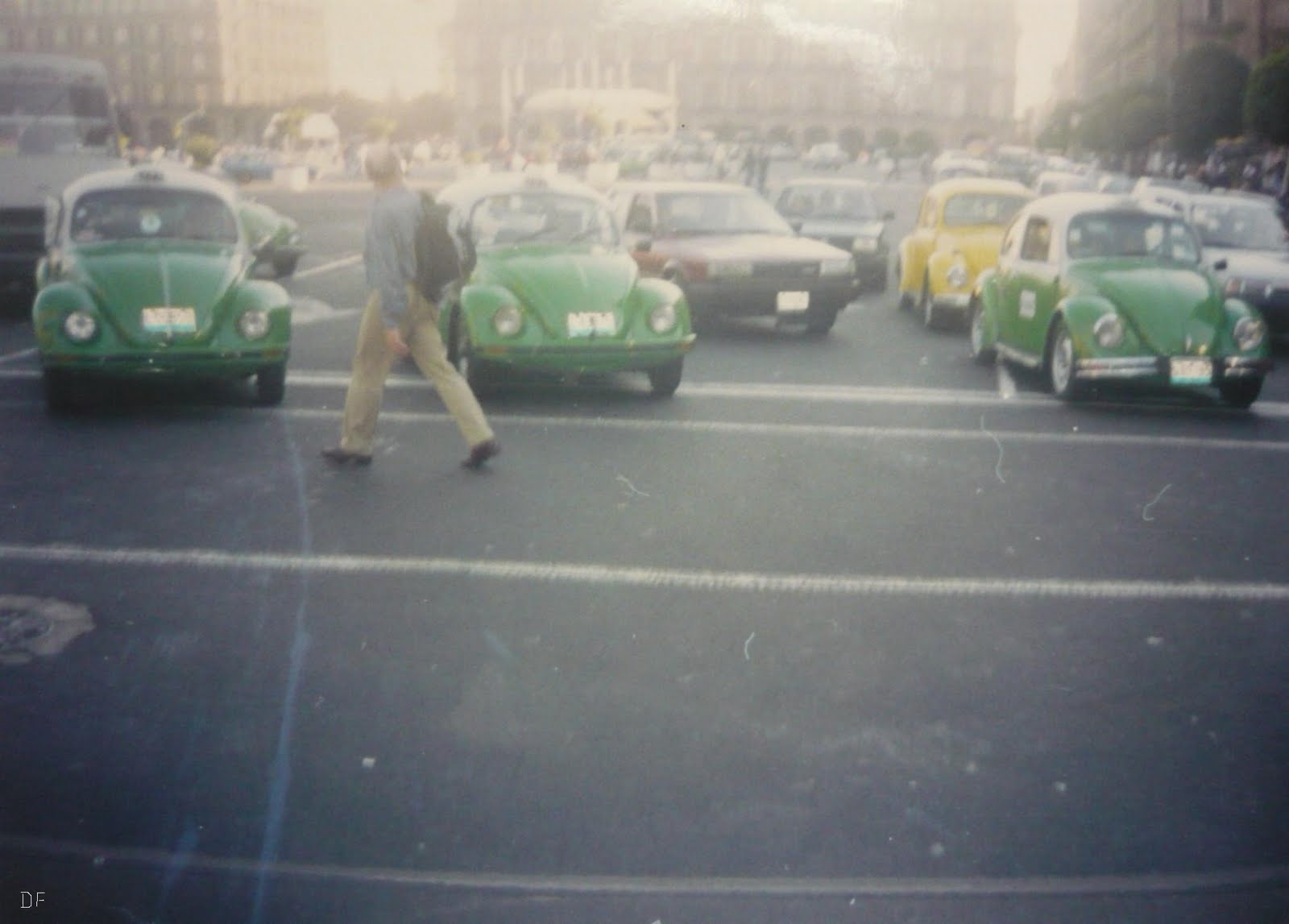 Fusca Classic: Vw - pequeninos, Taxi Cidade do México.