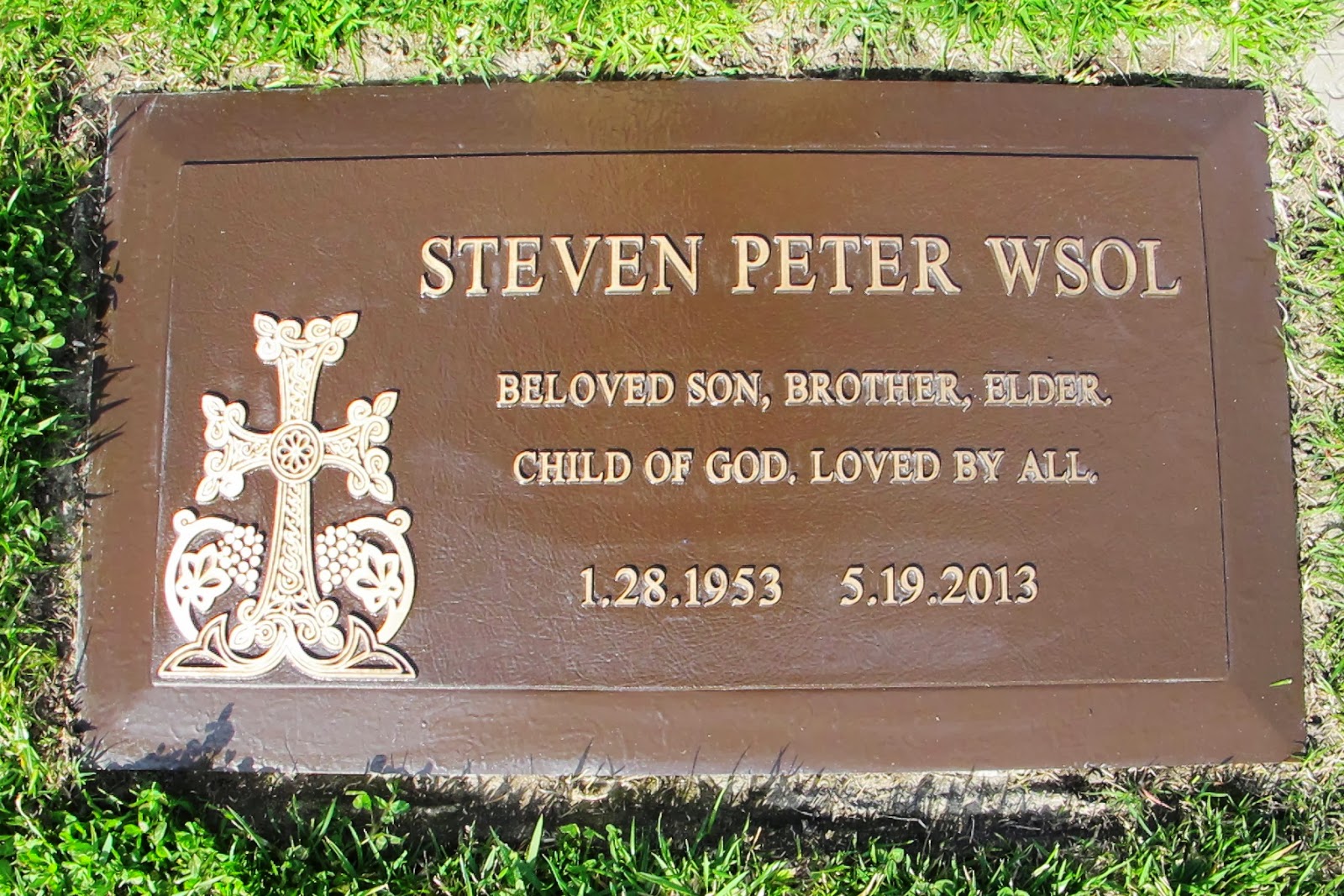 A Tribute to Steven Peter Wsol