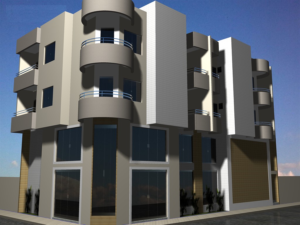 3DANILO - Maquetes Eletrônicas 3D: FACHADA DE PREDIO 3D