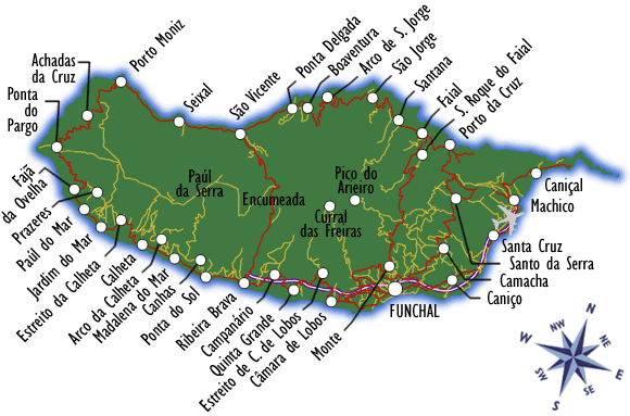 Blog de www.Fotografía Nocturna.net: Mapa de Madeira