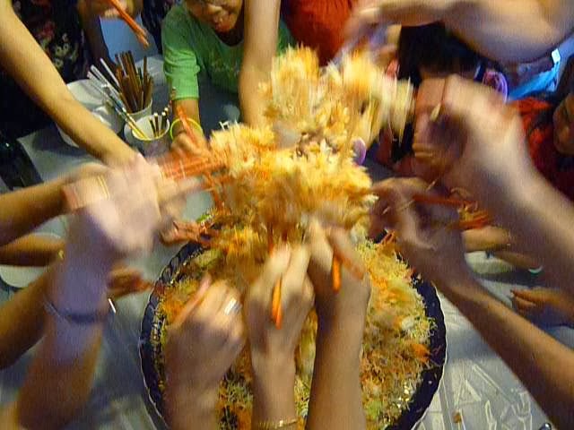 Yin's homemade 盈盈巧手: Yee Sang 鱼生
