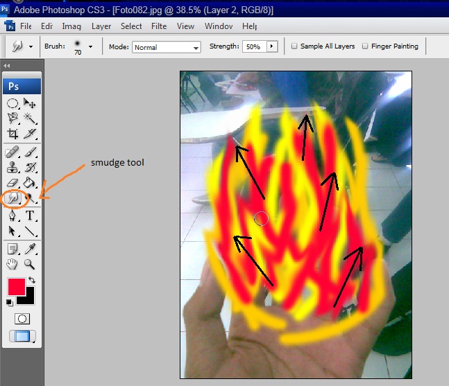 Membuat Efek api di photoshop - My Creativity