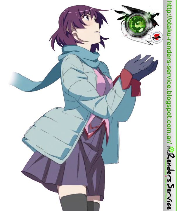 Anime Render Pack 1: Senjougahara Hitagi | PENDIENTE Anime Renders ...