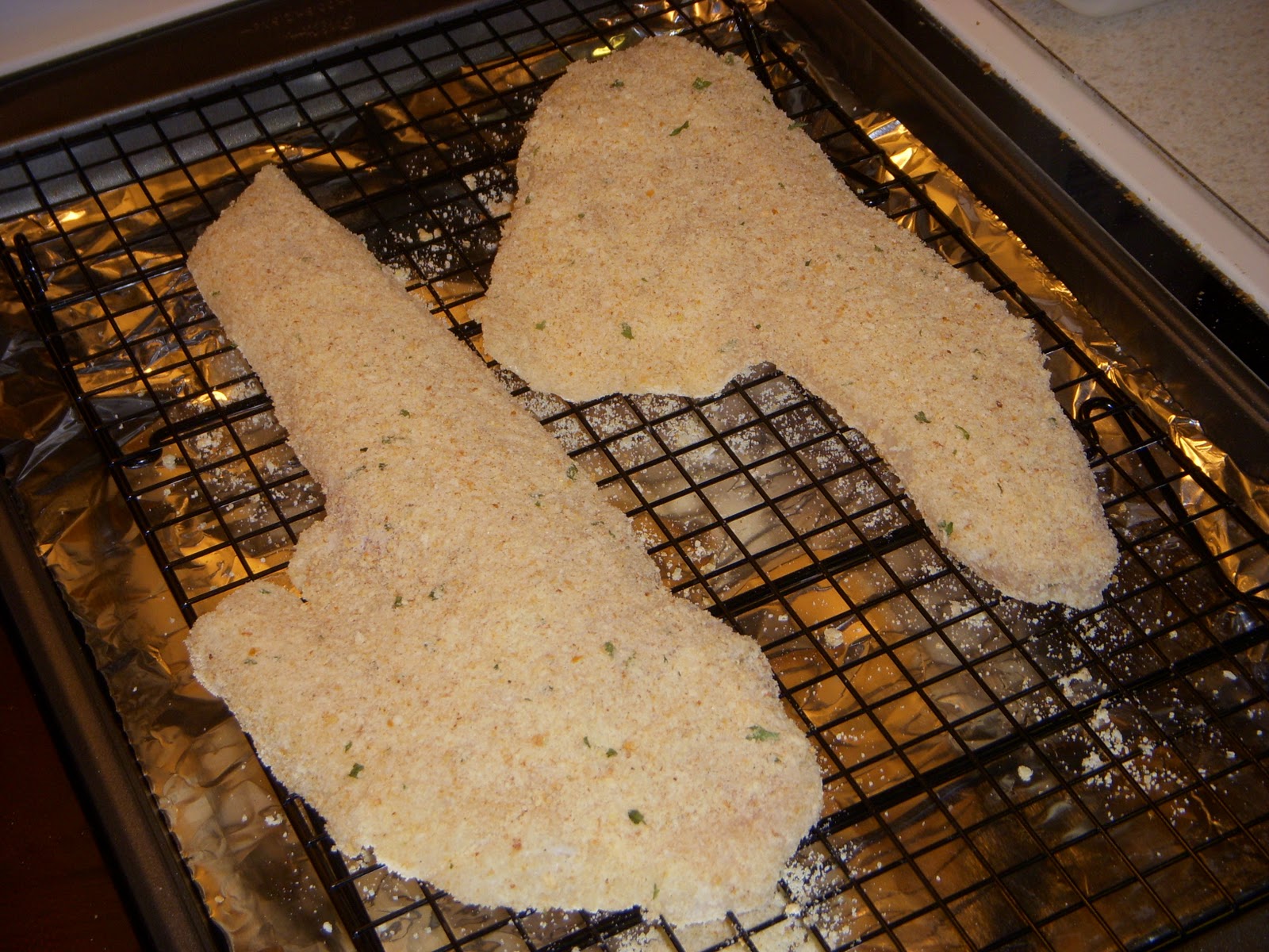 What's Sara Cookin'?: baked, breaded haddock.