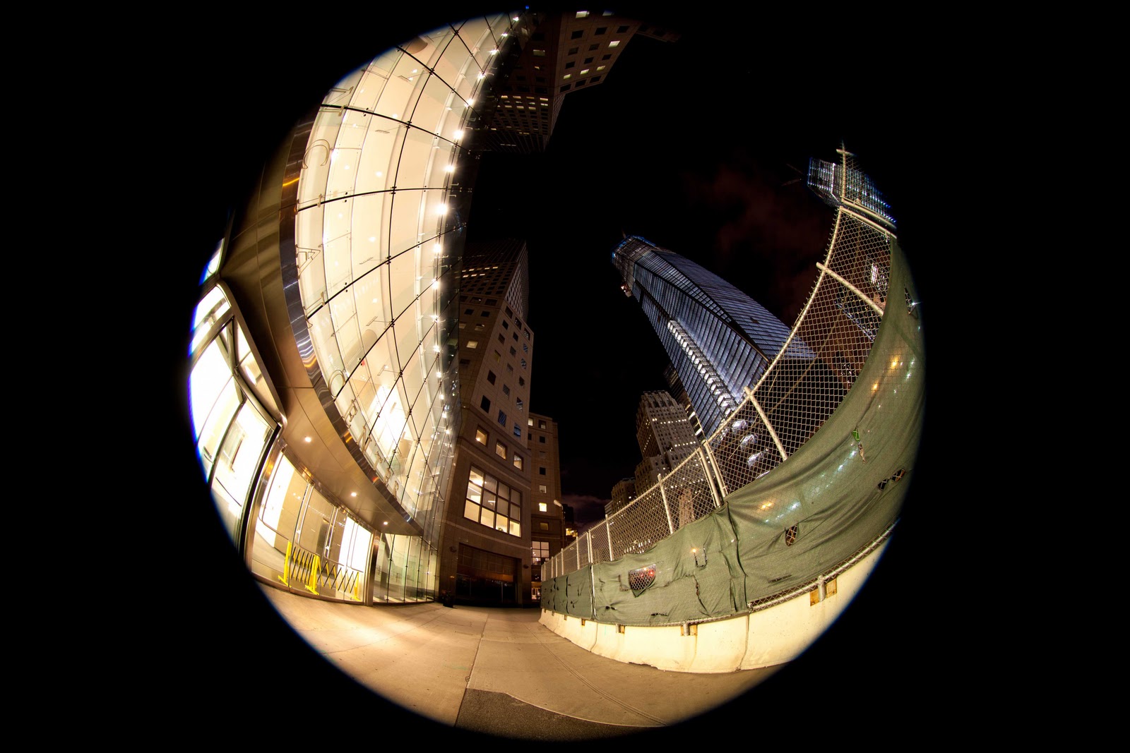 Aemiessence Fine Arts: World Trade Center 8-15mm f4 Fisheye - set to ...