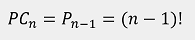Matemáticas10: Permutaciones Circulares