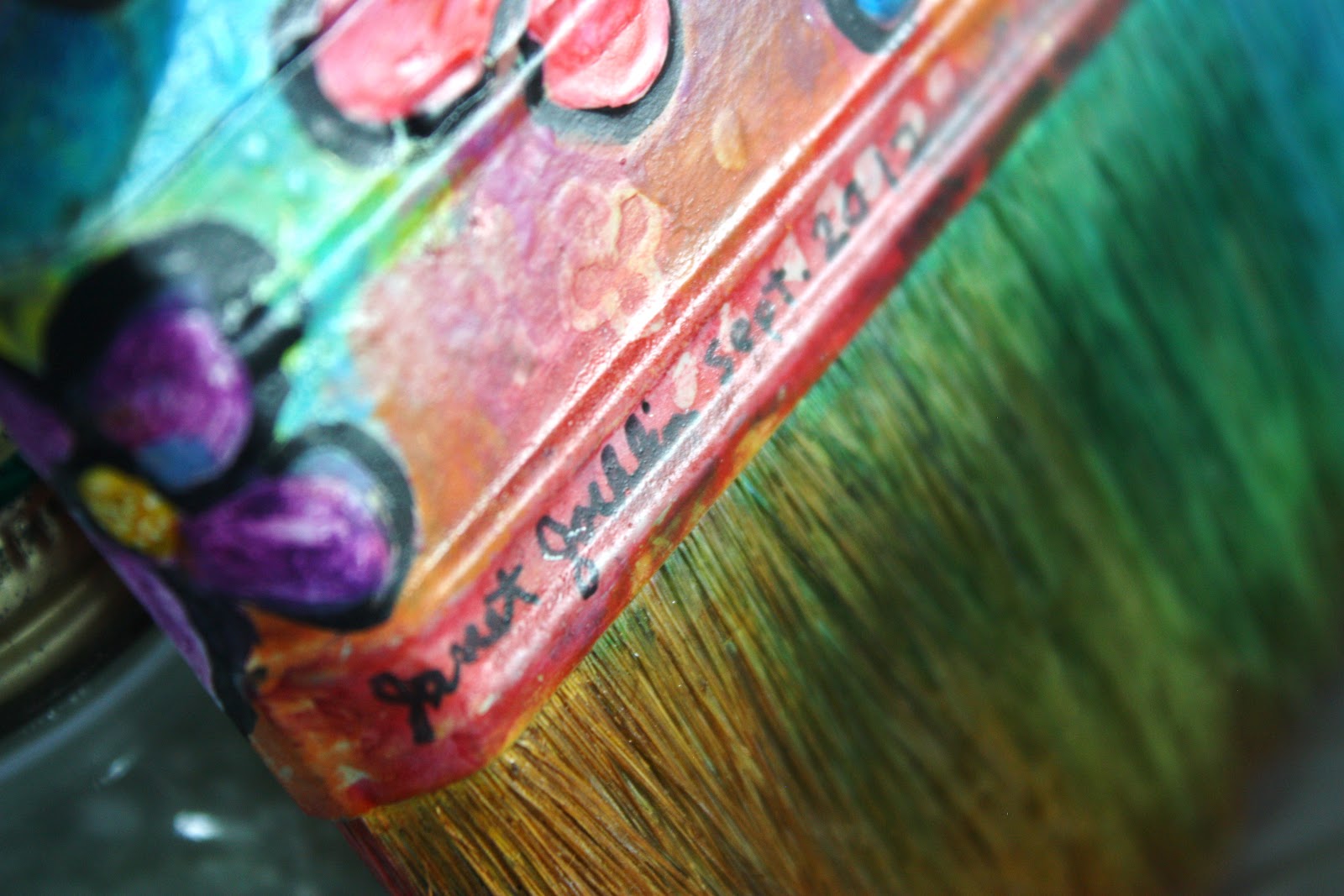 Happy Reminders: Altered Brush Project